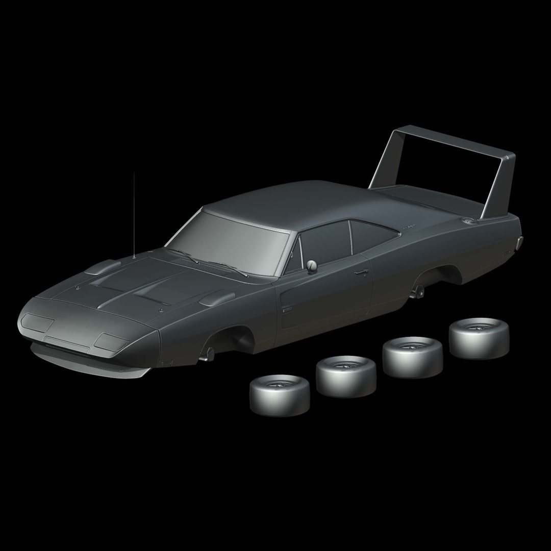 Dodge Charger Daytona (1969) Resin Model Car Kit 1/87 1/64 1/43 1/32 1/ ...