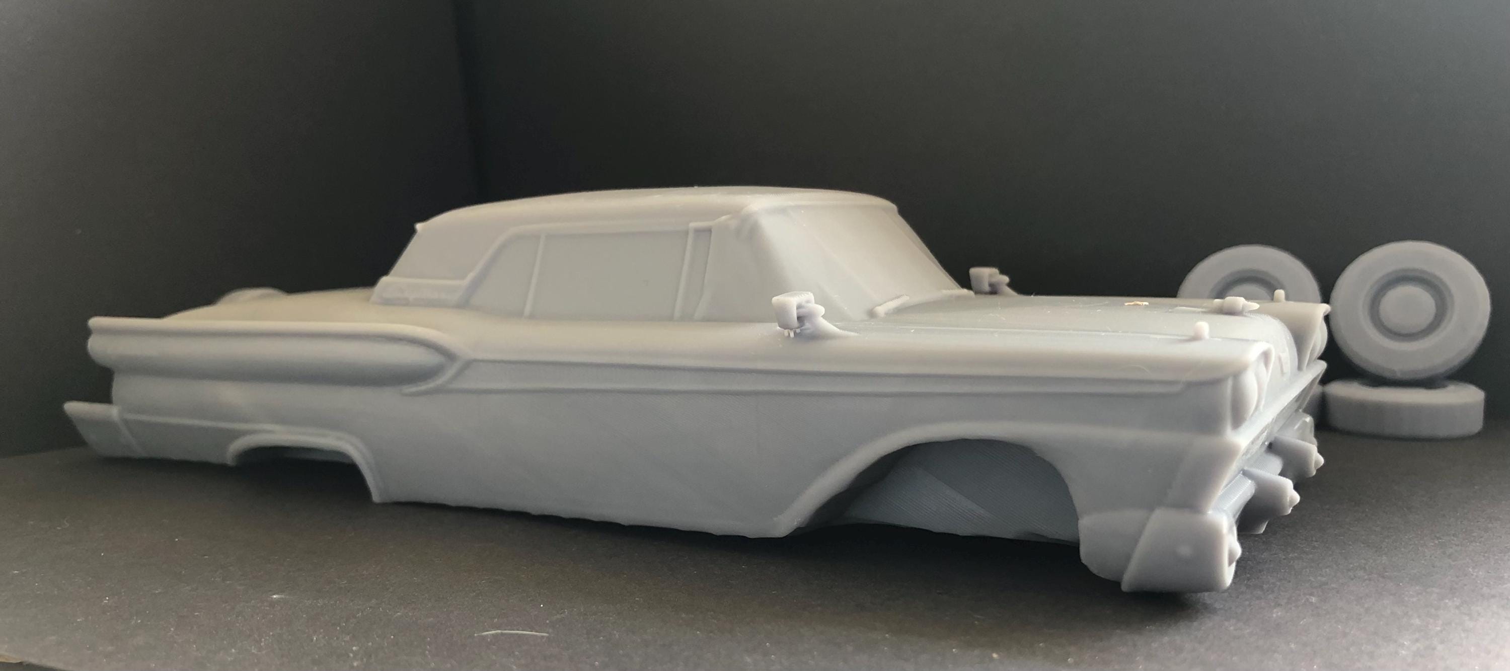 Ford Fairlane 500 Galaxie Sunliner Hardtop (1959) 1/87 1/64 1/43 1/32 1 ...