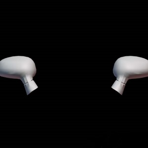 Mirrors Dodge Viper SRT (VX I) ACR for Autoart Norev Solido 1/87 1/64 1 ...