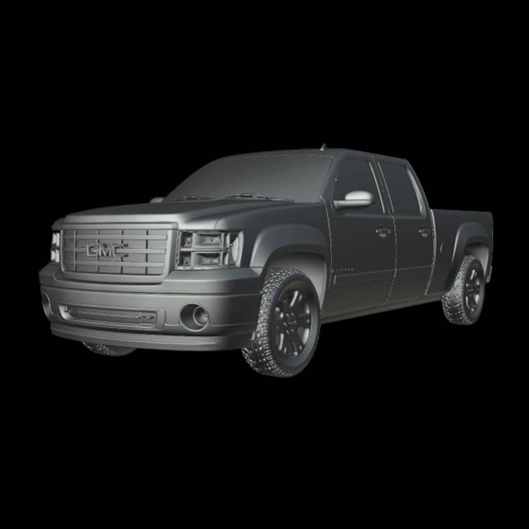 GMC Sierra 3rd Gen (GMT900) Crew Cab (2007) Resin Model Car Kit - Etsy