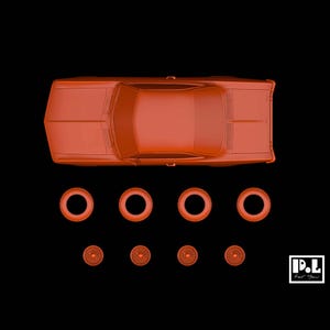Chevrolet Corvair Monza (1969) Car Model Kit — 3D Print STL OBJ Files ...