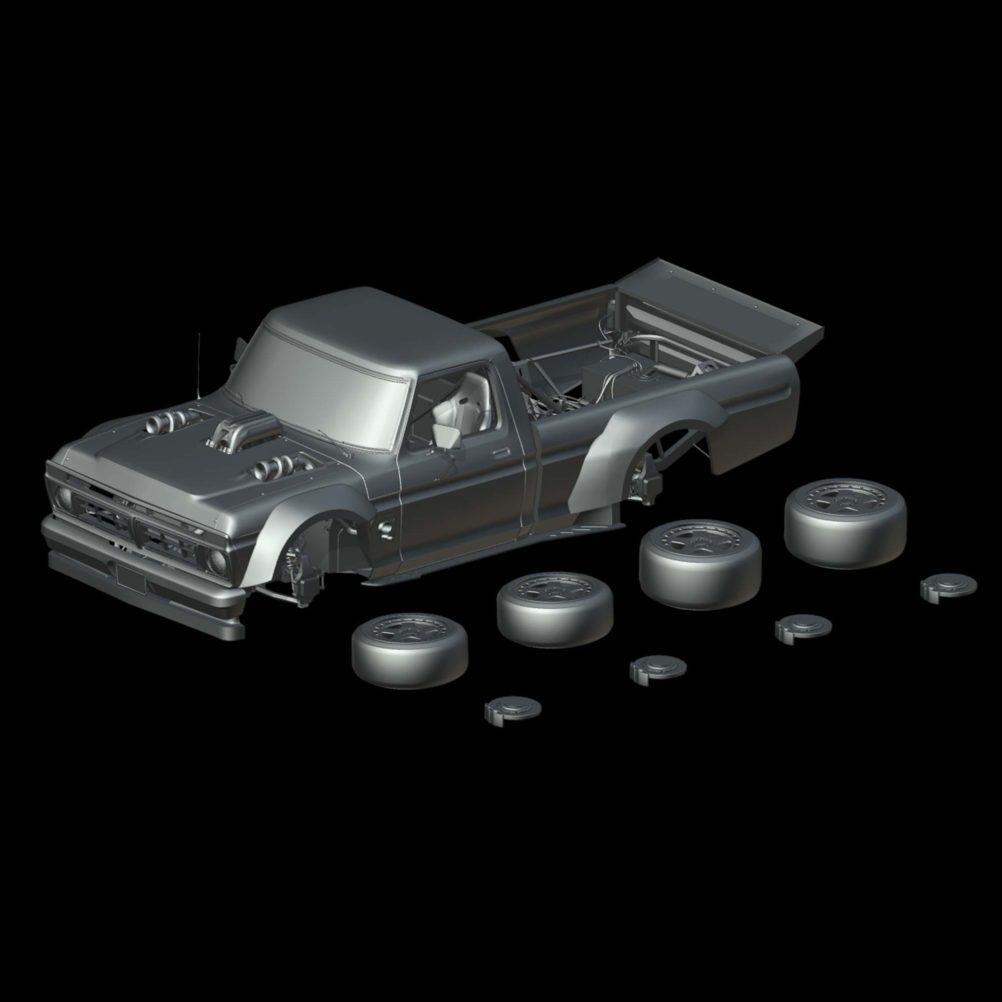 Ford F-150 Ken's Block Hoonitruck 1/87 1/64 1/43 1/32 1/24 1/18 1977 ...