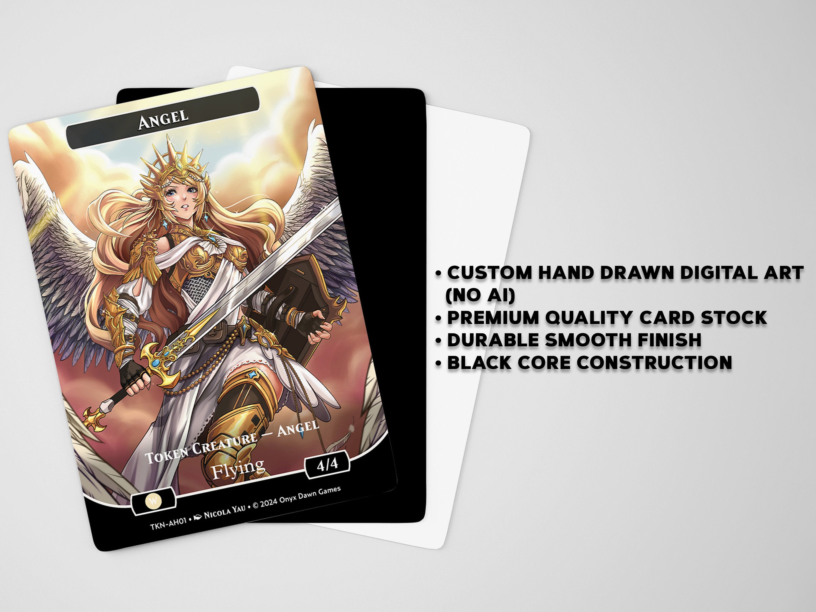 Angel 4/4 Token X5 Bundle for Magic: the Gathering (MTG) - Etsy