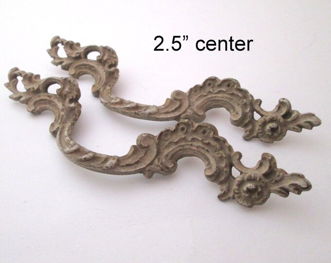 Set of 2 French Provincial Handles Dresser Drawer Pulls - Etsy