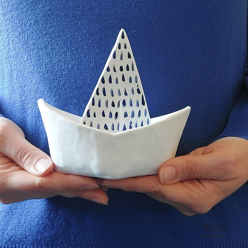 Ceramic Sailboat Template_pottery Tutorial_slab Building Template_diy ...