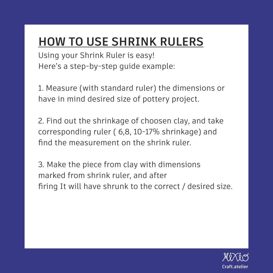 Printable Pottery Shrink Rulers_digital Clay Shrinkage Tool_do It ...