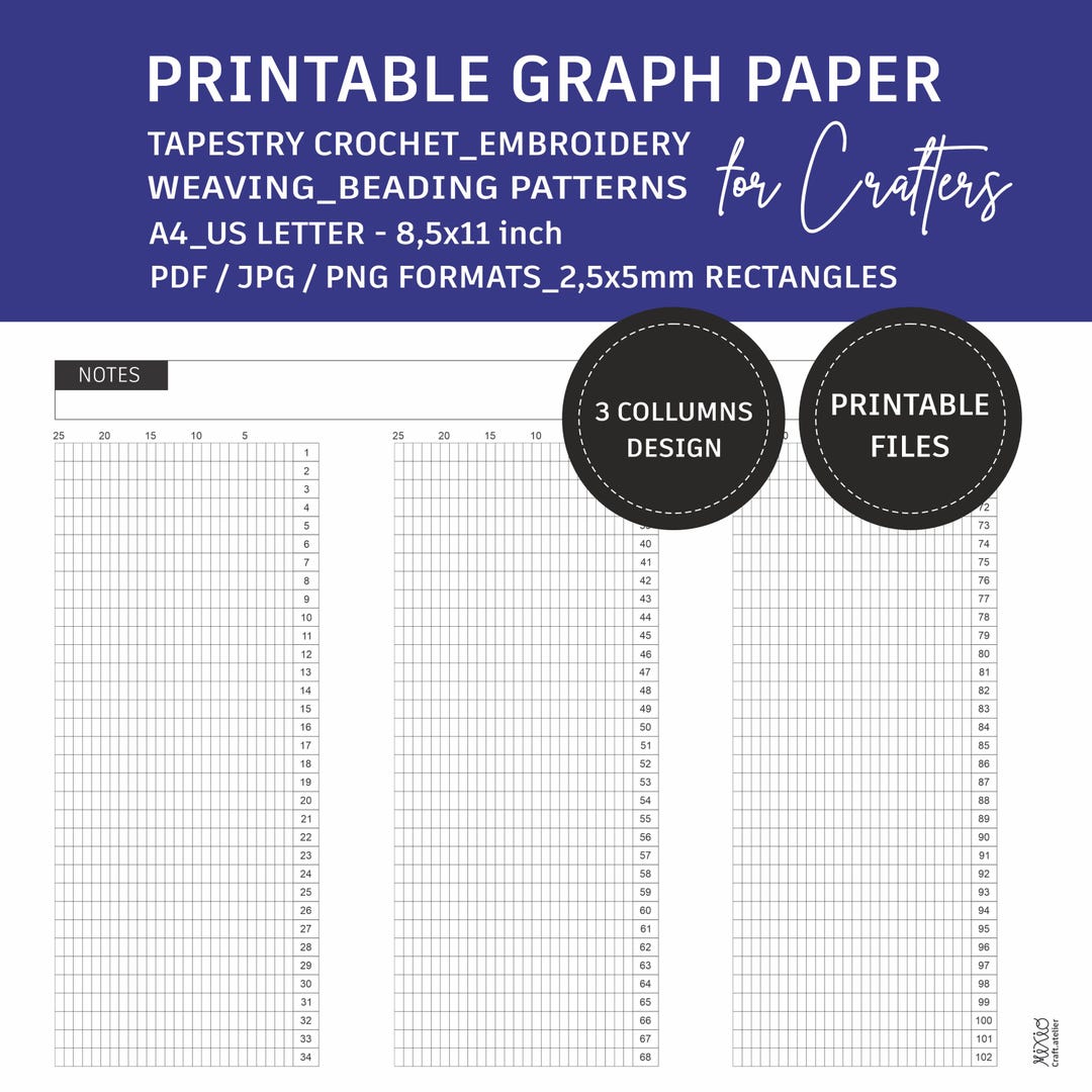 Digital Grid Template_printable Graph Paper_craft Planner_designing ...