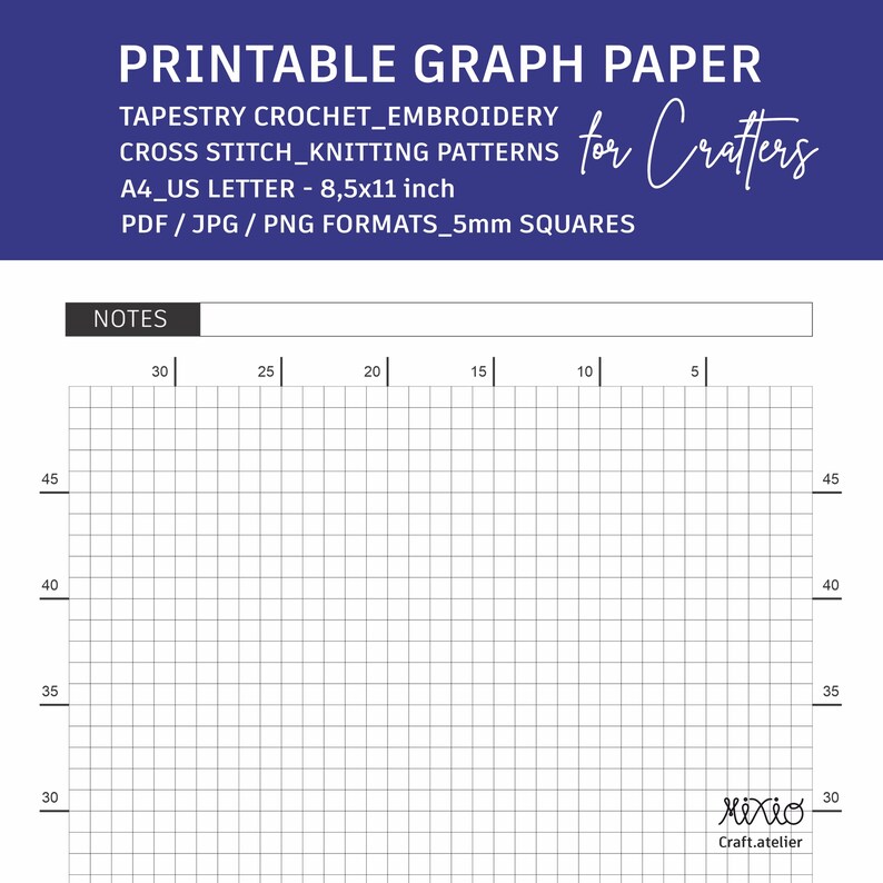 Digital Grid Template_printable Graph Paper_craft Planner_designing ...