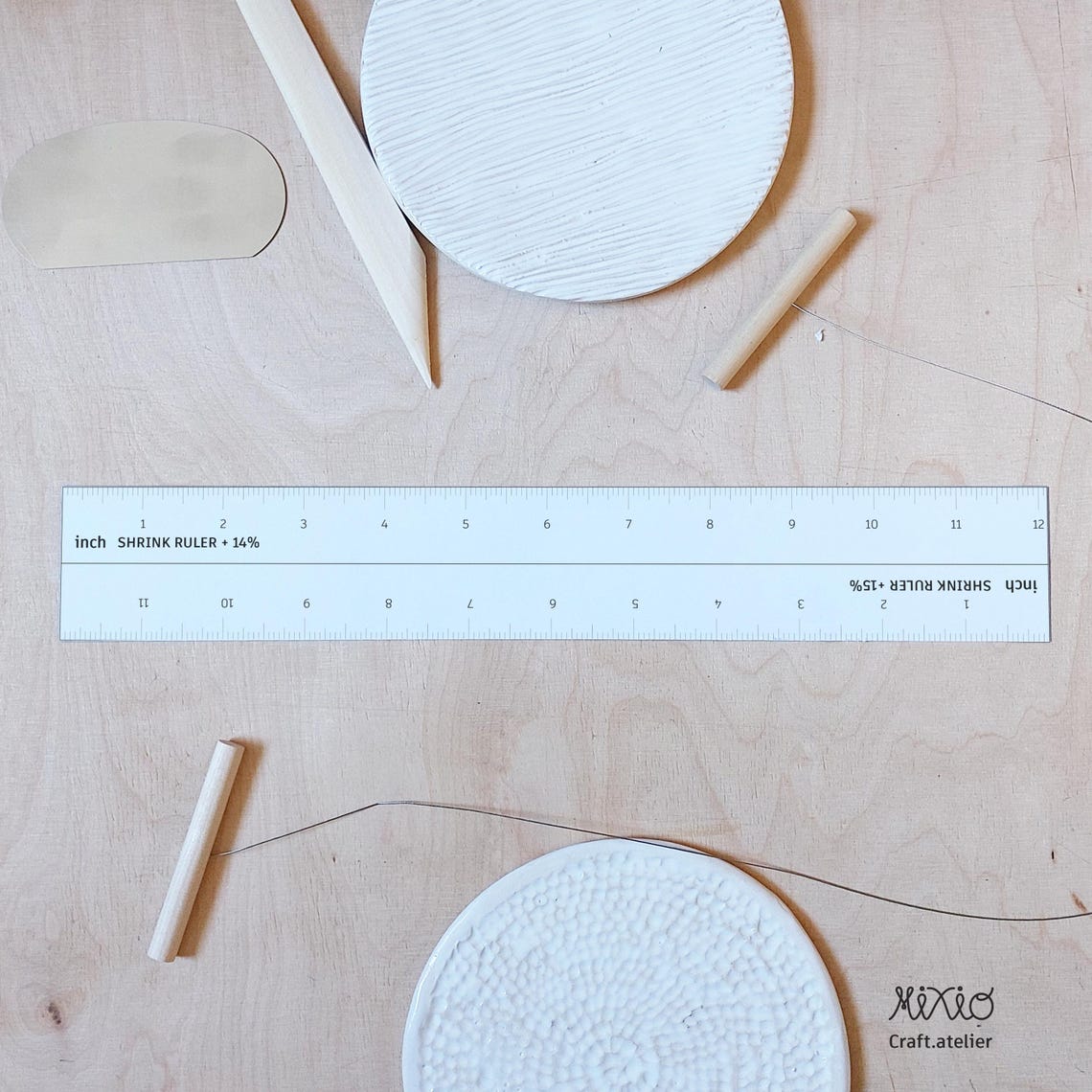 Printable Pottery Shrink Rulers_digital Clay Shrinkage Tool_do It ...