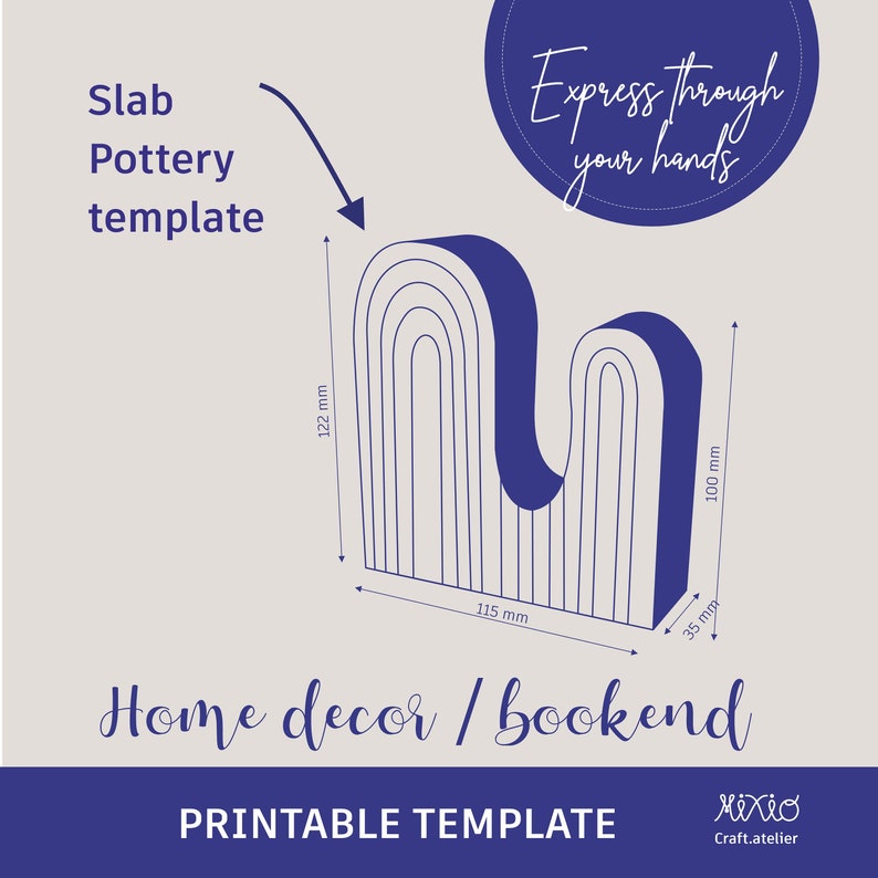 Slab Building Tutorial_pottery Template_do It Yourself Decoration ...