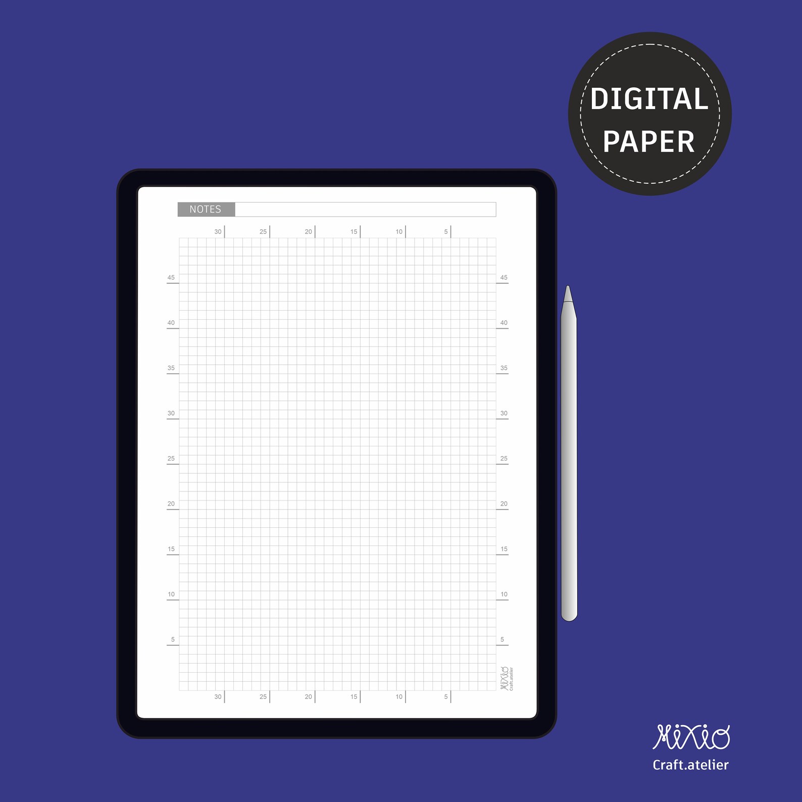 Digital Grid Template_printable Graph Paper_craft Planner_designing ...