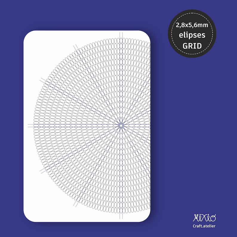 Digital Round Template_tapestry Crochet Circle_printable Scheme_craft Planner_designing Pattern ...