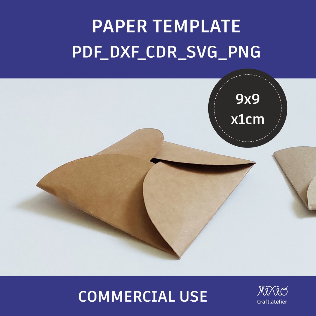 Small Box Template_cut File Box Svg_packiging Box Svg_printable Gift ...