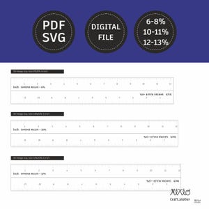 Printable Pottery Shrink Rulers_digital Clay Shrinkage Tool_do It ...