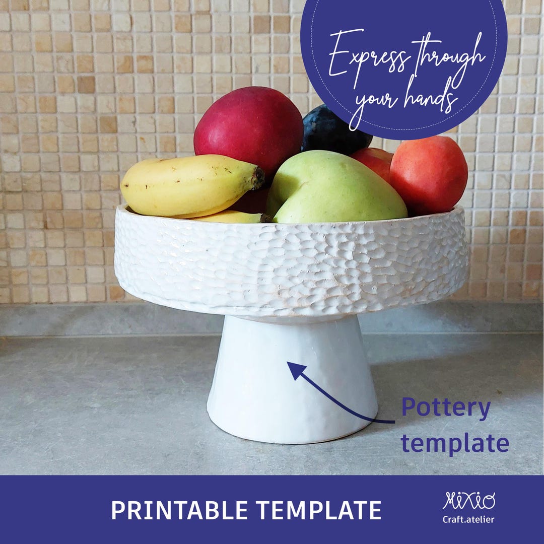 Ceramic Stand Template_slab Building Tutorial_pottery Template_do It ...