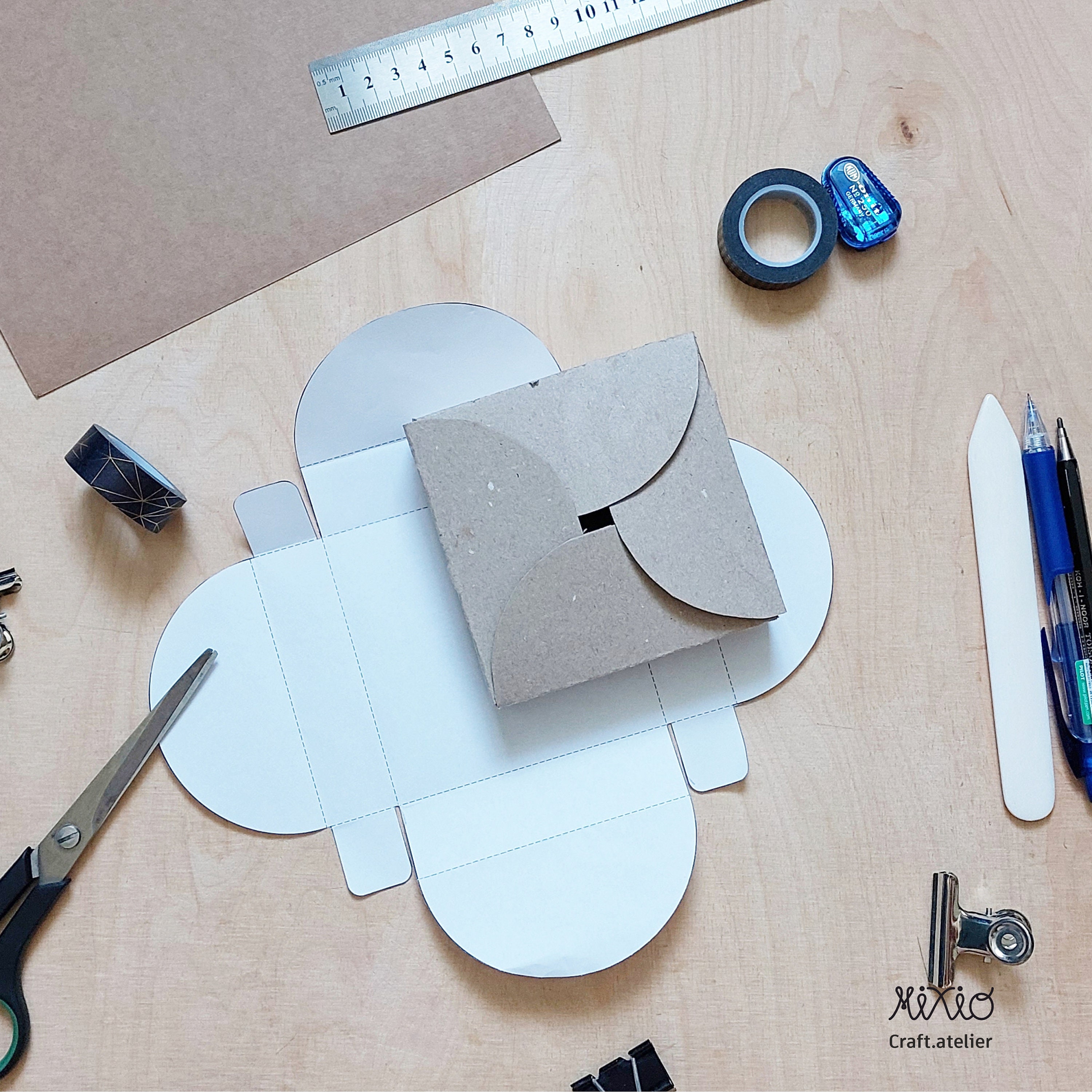 Small Box Template_cut File Box Svg_packiging Box Svg_printable Gift ...