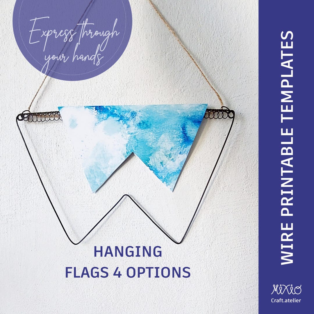 Wire Party Flags Templates_bending Wire Guide Template_ Wire Making ...