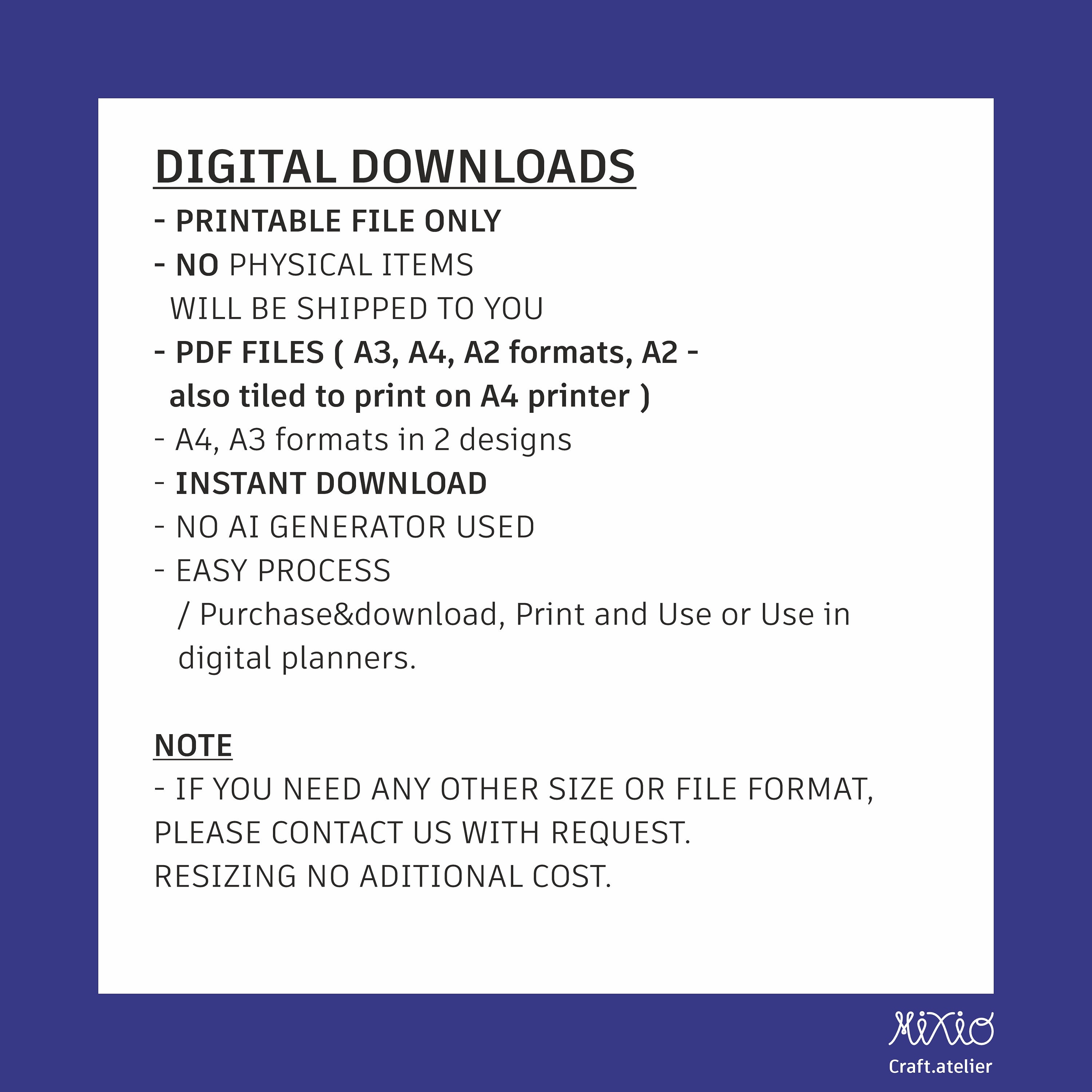 Digital Grid Template_printable Graph Paper_craft Planner_designing ...