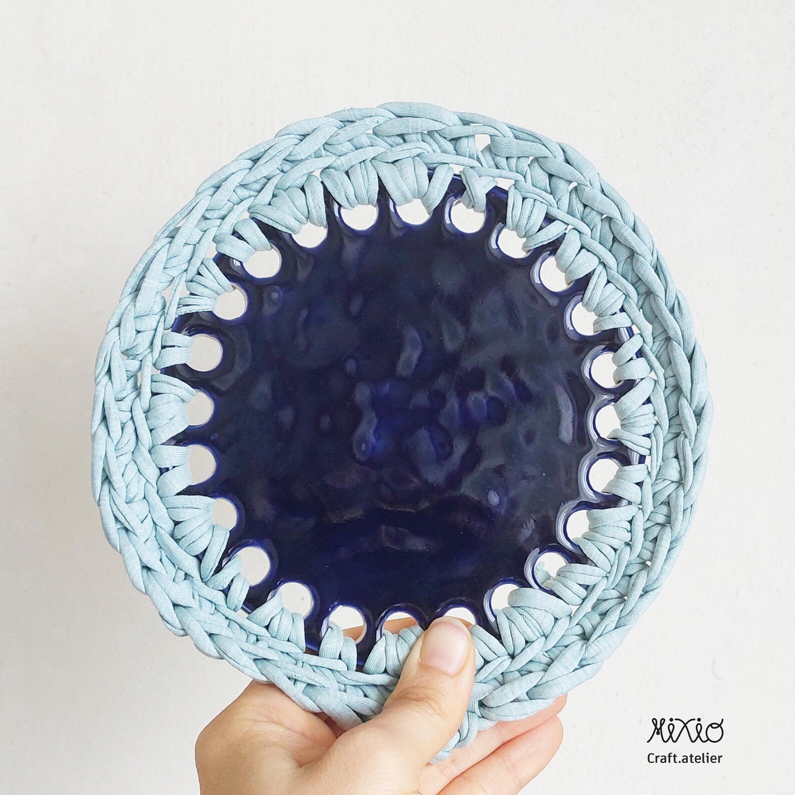Ceramic Round Rectangle Bowl Crochet Bases Templates_ceramic Crochet ...
