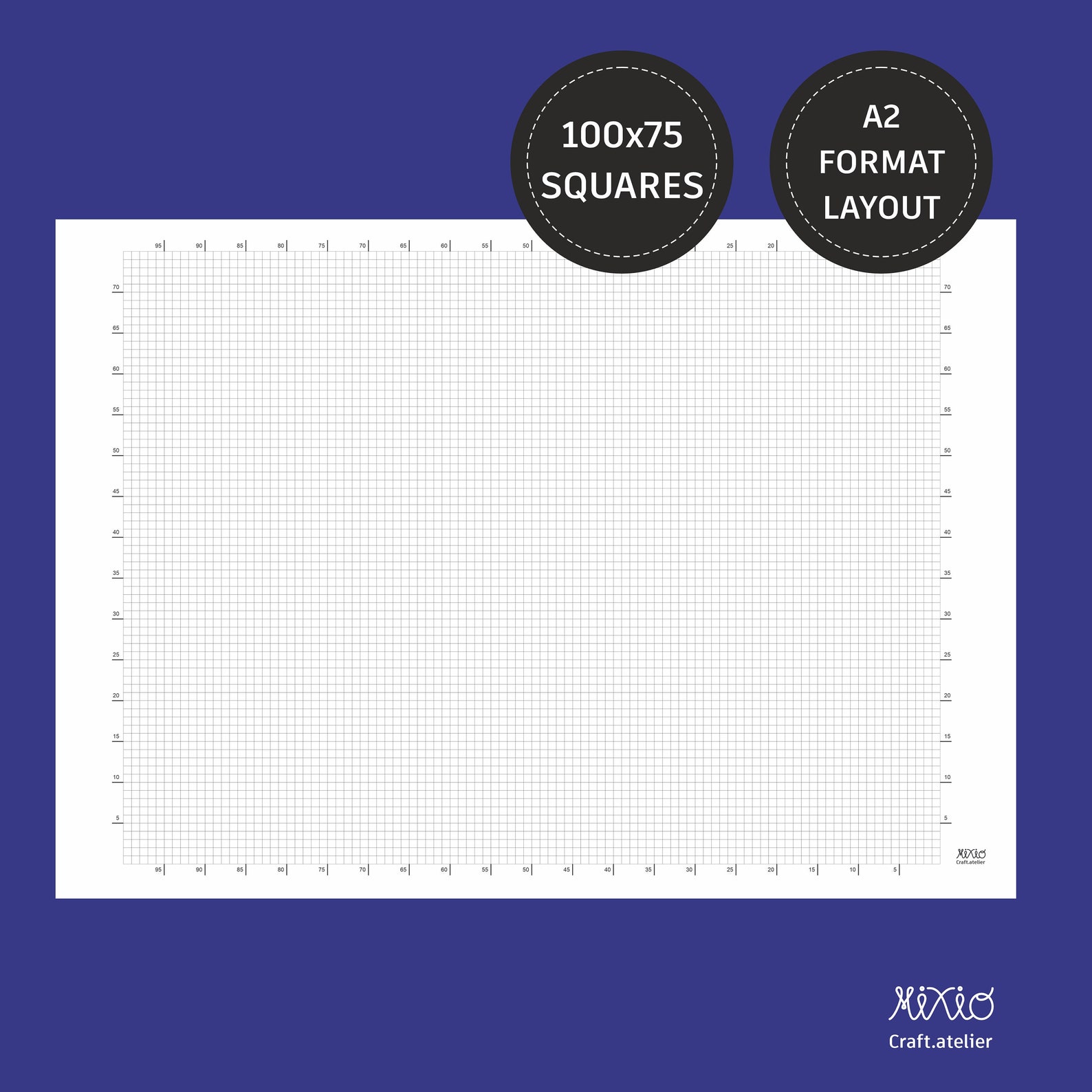 Digital Grid Template_printable Graph Paper_craft Planner_designing ...