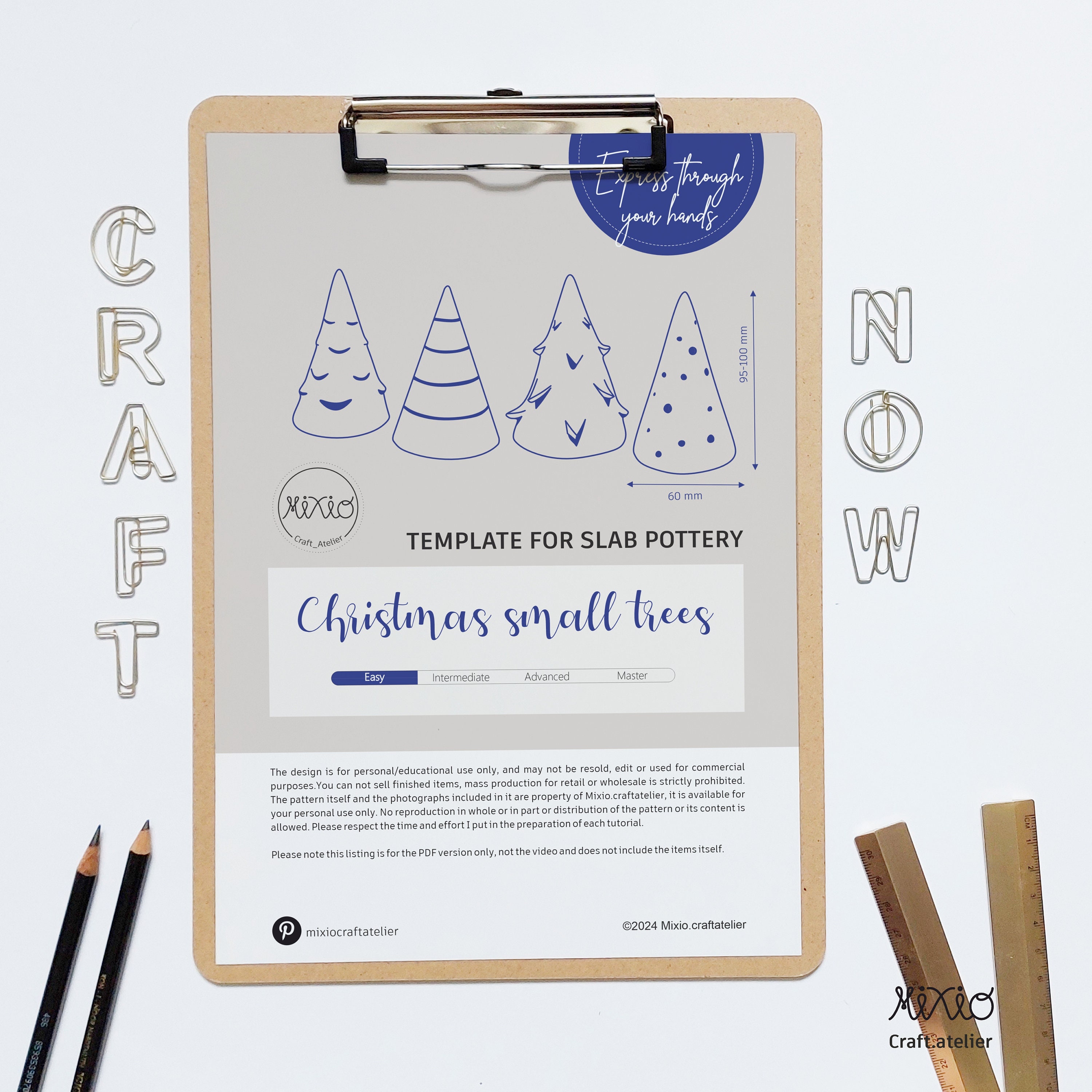 Slab Building Tutorial_pottery Template_do It Yourself Decoration_easy ...