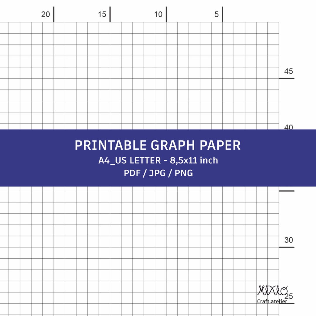 Printable Graph Paper Template: Craft Pattern Design (digital Download ...
