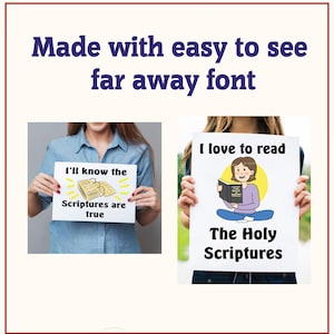 Search, Ponder, and Pray Printable Flip Chart for LDS Primary - Etsy
