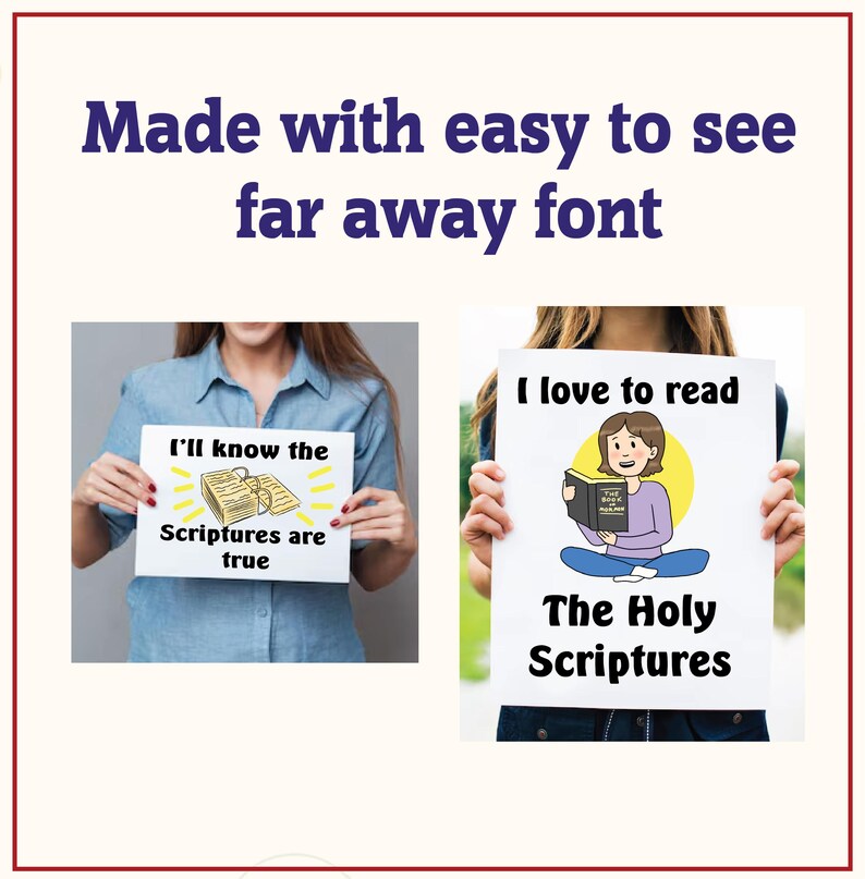 Search, Ponder, and Pray Printable Flip Chart for LDS Primary - Etsy