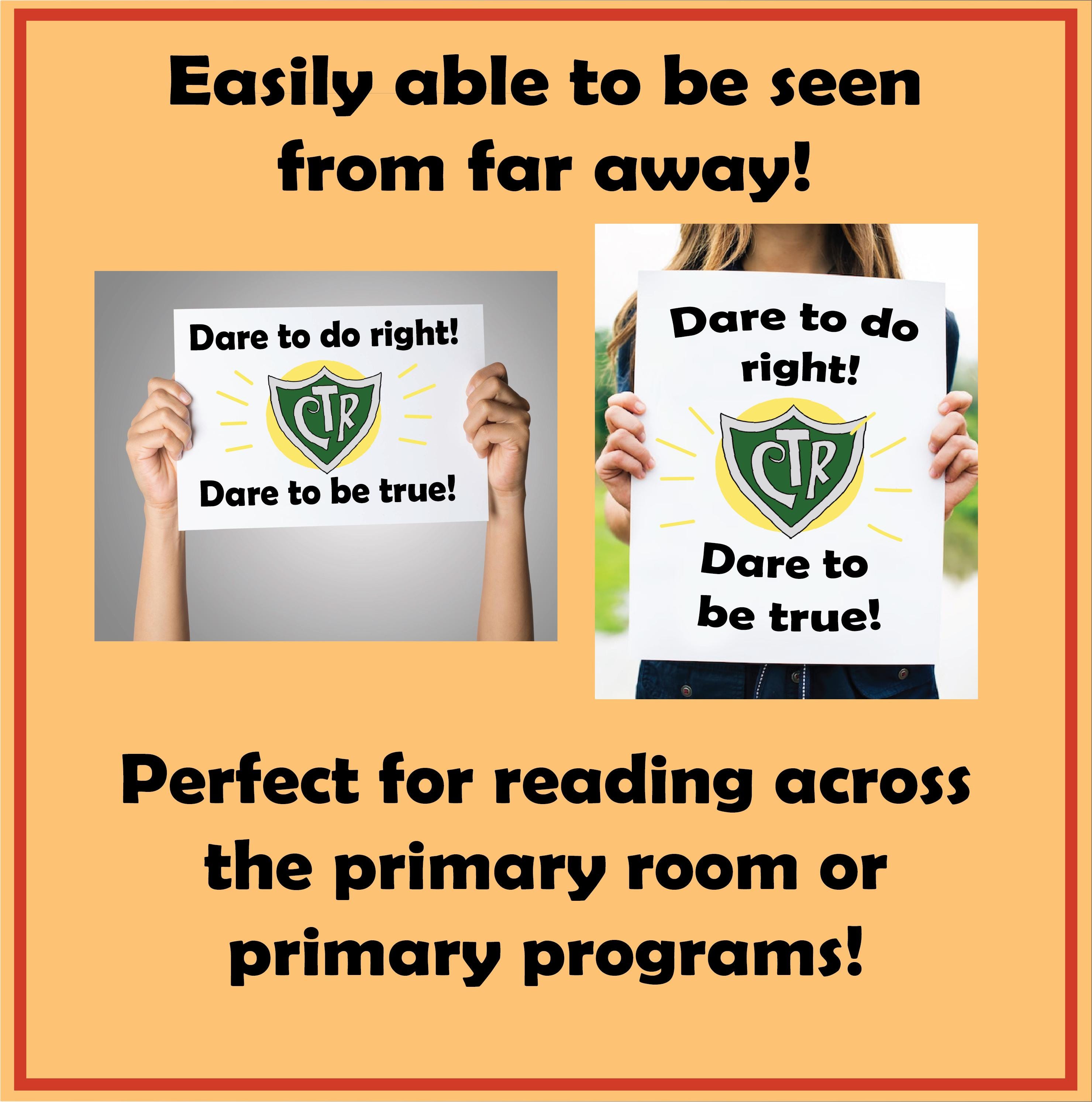 Dare to Do Right - Flip Chart for LDS Primary (flipchart) - Etsy