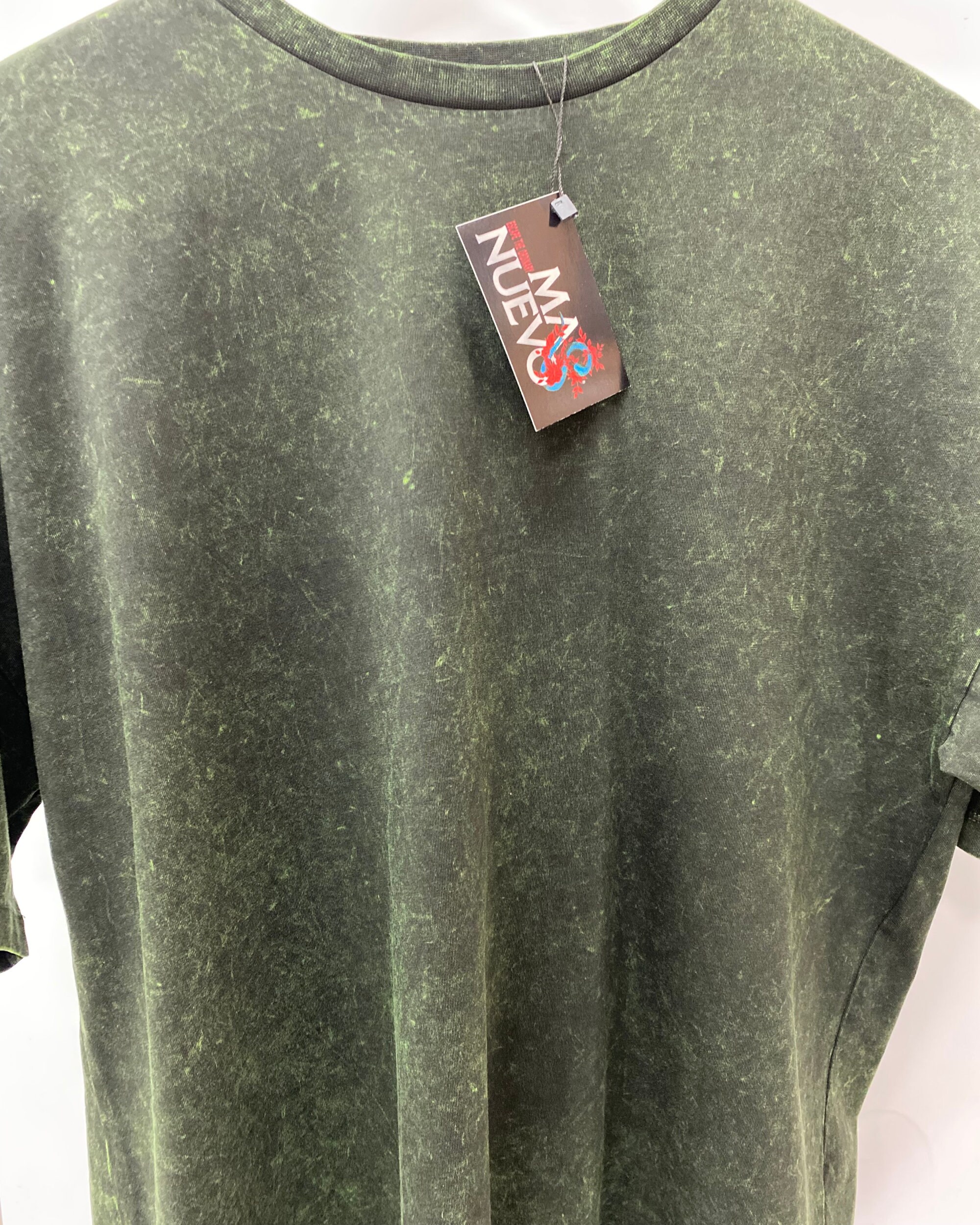 Bright Neon Green Moonwash, Acid Wash Unisex Oversized T-shirt, Green ...