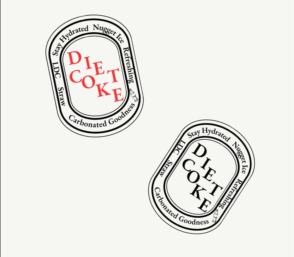 Diet Coke Stickers - Etsy