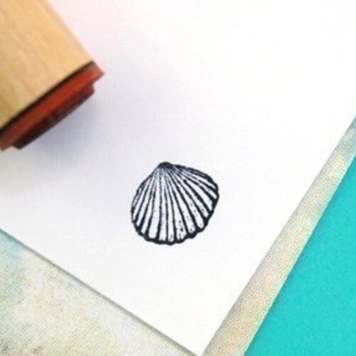 Shell Sampler Rubber Stamp Set - Etsy