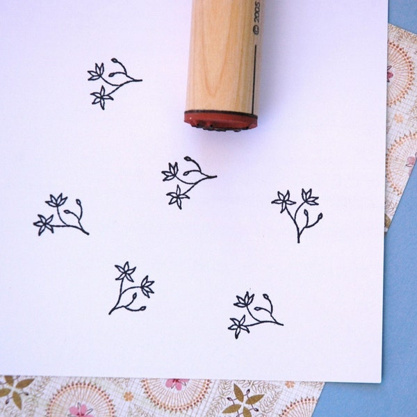 Lily Rubber Stamp - Etsy
