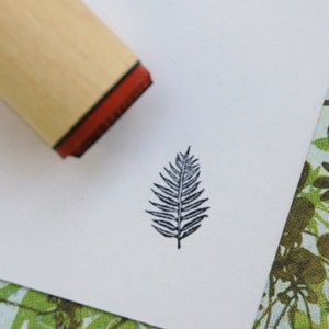 Palm Fern Rubber Stamp - Etsy
