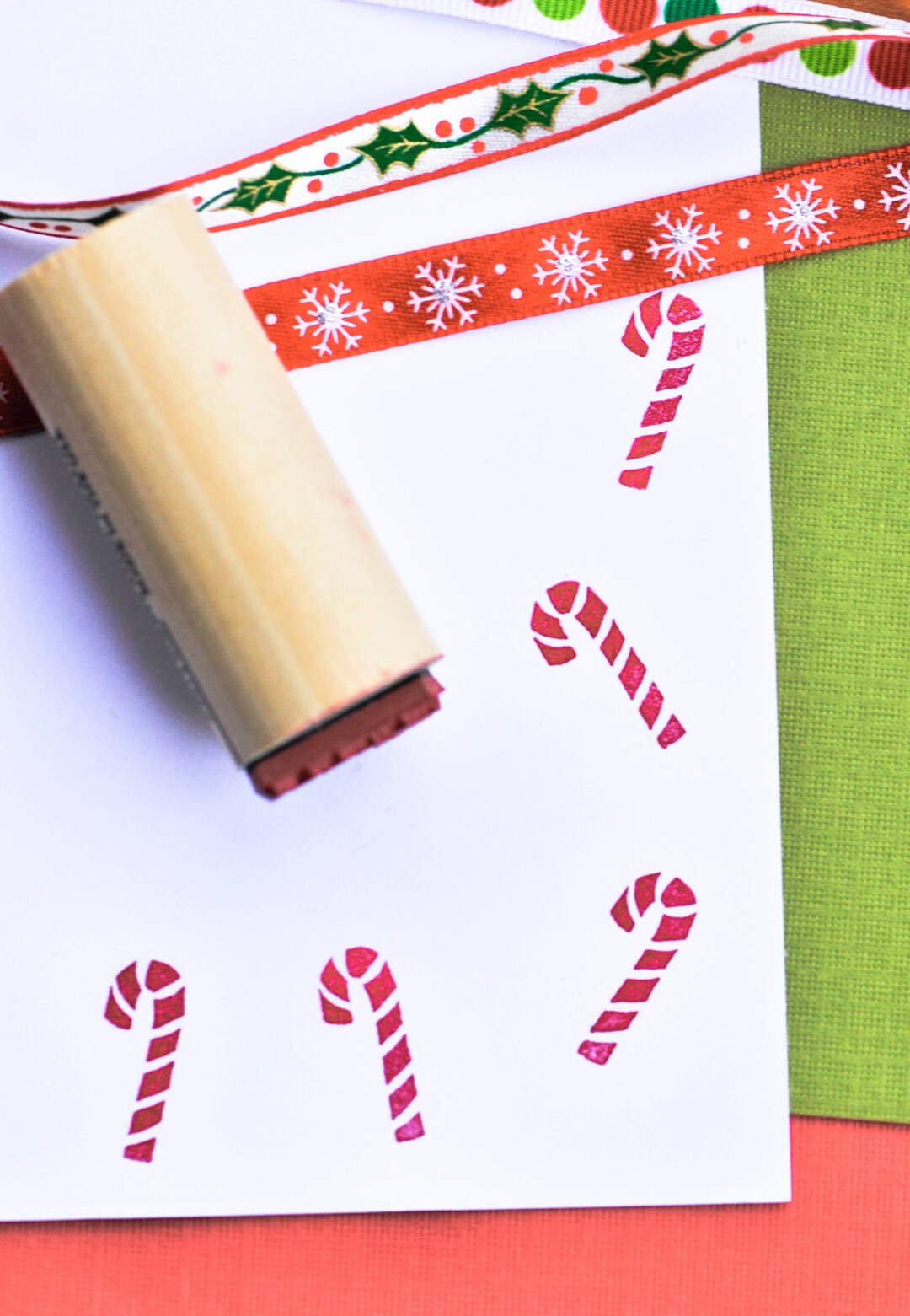 Jumbo Candy Cane Rubber Stamp - Etsy