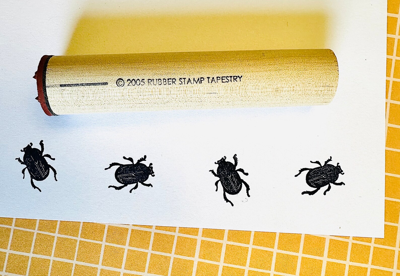 Scarab Rubber Stamp - Etsy