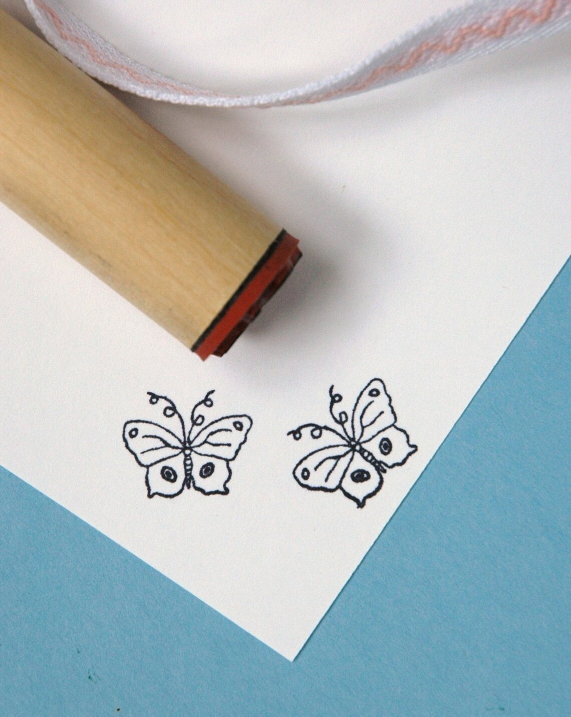 Wire Butterfly Rubber Stamp - Etsy