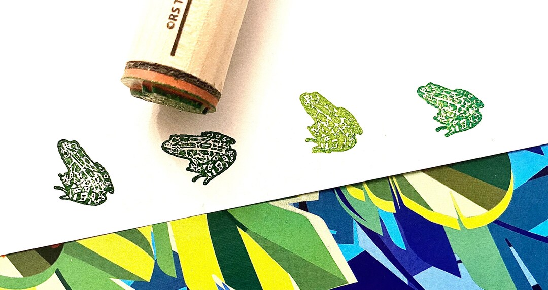 Toad Rubber Stamp - Etsy