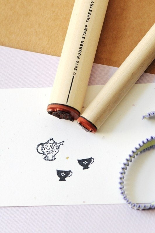 Spot of Tea Stamp Set - Etsy