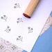 Trout Lily Rubber Stamp - Etsy