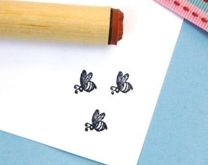 Bee Rubber Stamp - Etsy