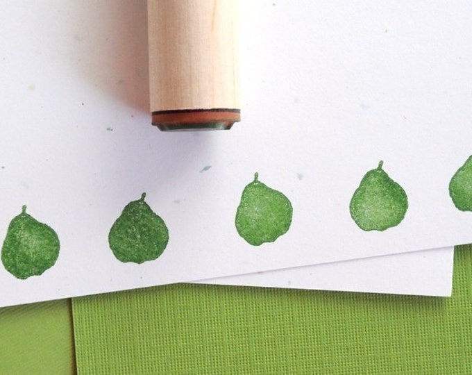 Pear Rubber Stamp - Etsy