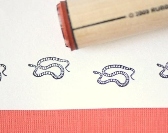 Snake Rubber Stamp - Etsy