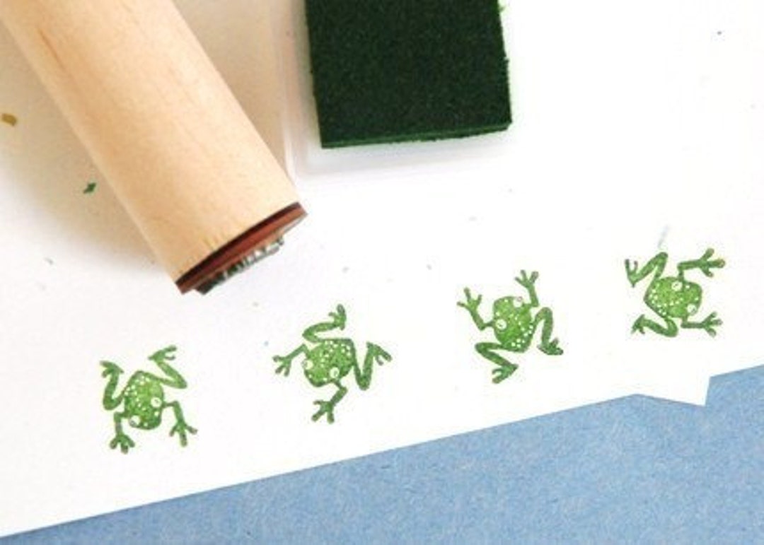 Perching Tree Frog Rubber Stamp - Etsy