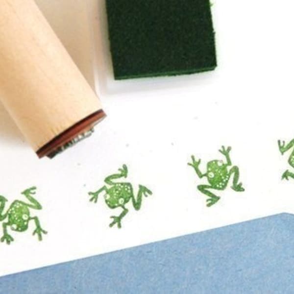 Frog Stamp Rubber - Etsy