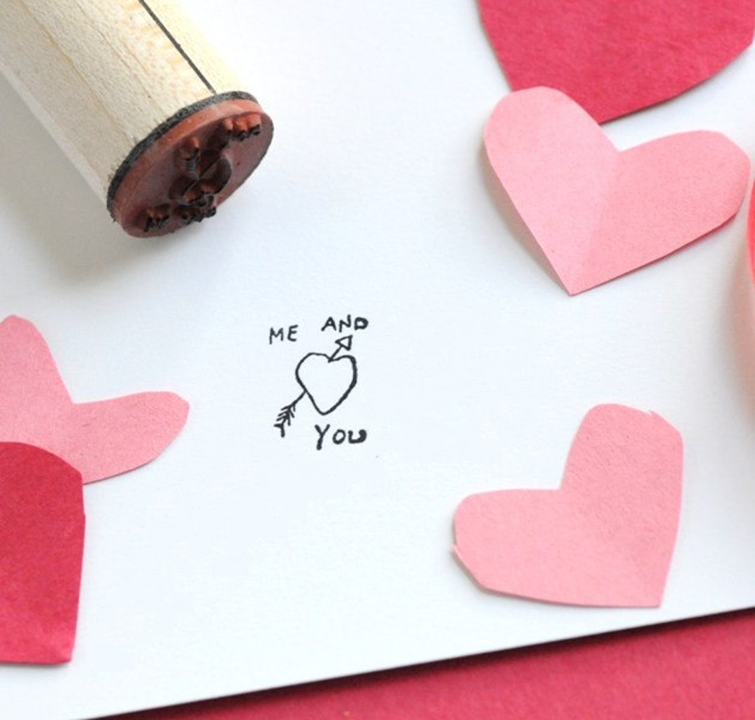 Me and You Rubber Stamp - Etsy