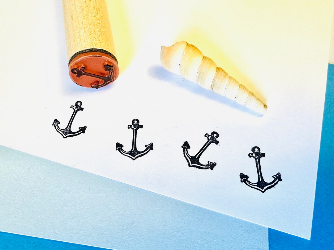 Anchor Rubber Stamp - Etsy