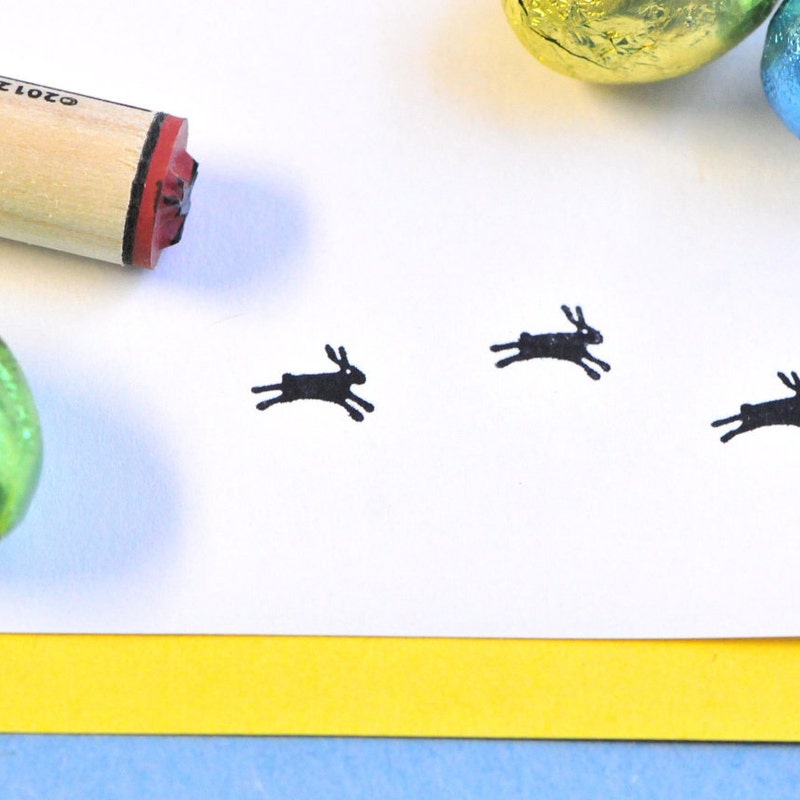 Rabbit Bunny Hare Stamp - Etsy
