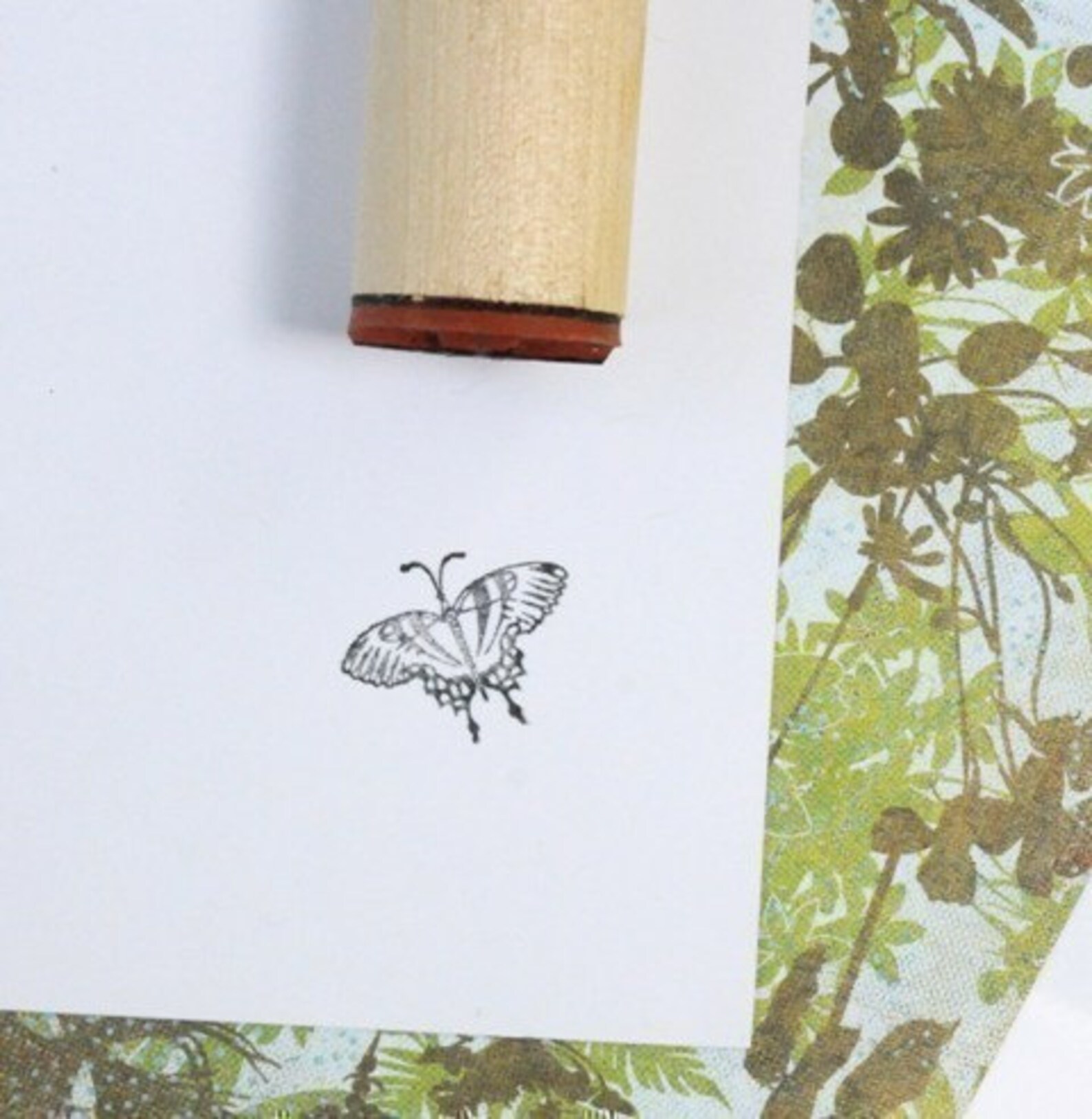 Butterfly Rubber Stamp - Etsy