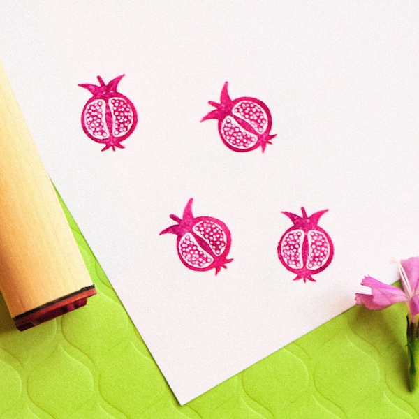 Fruit Rubber Stamp - Etsy